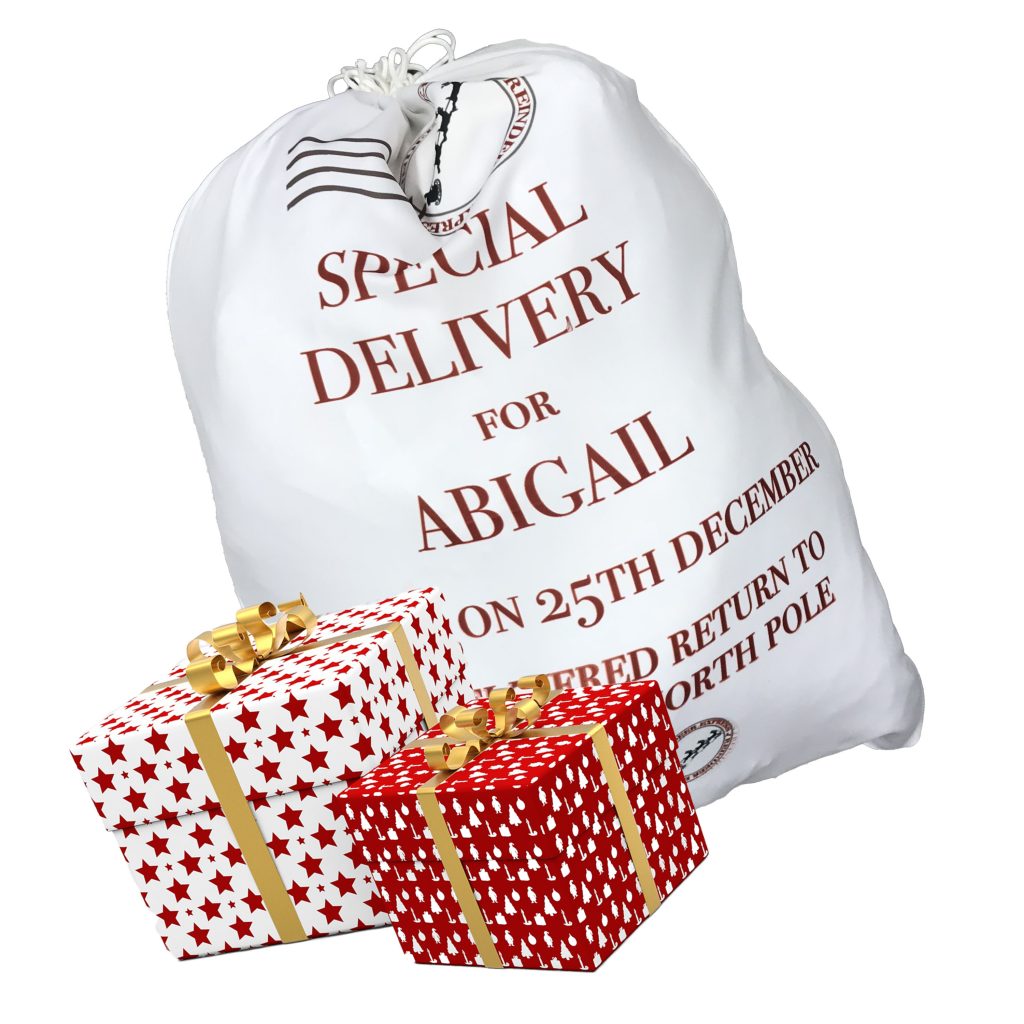 Personalised Christmas Sack - Large Personalised Christmas Sacks