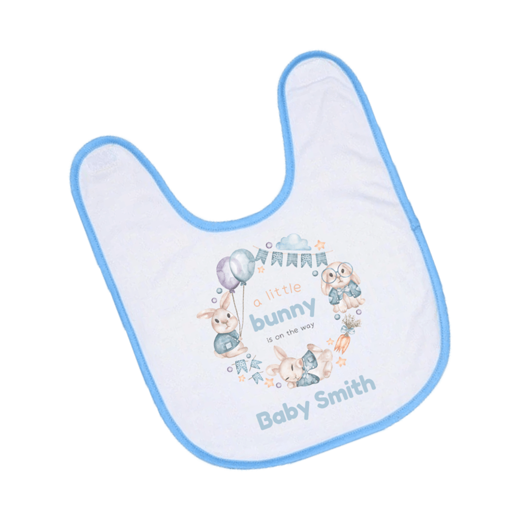Design Your Own Baby Bib - Personalised Baby Bib - Photo Baby Bib